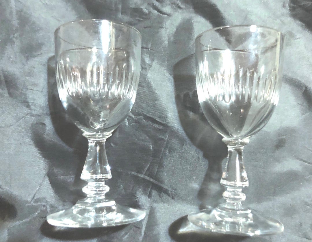French Bistro Glasses - Pair - Etsy