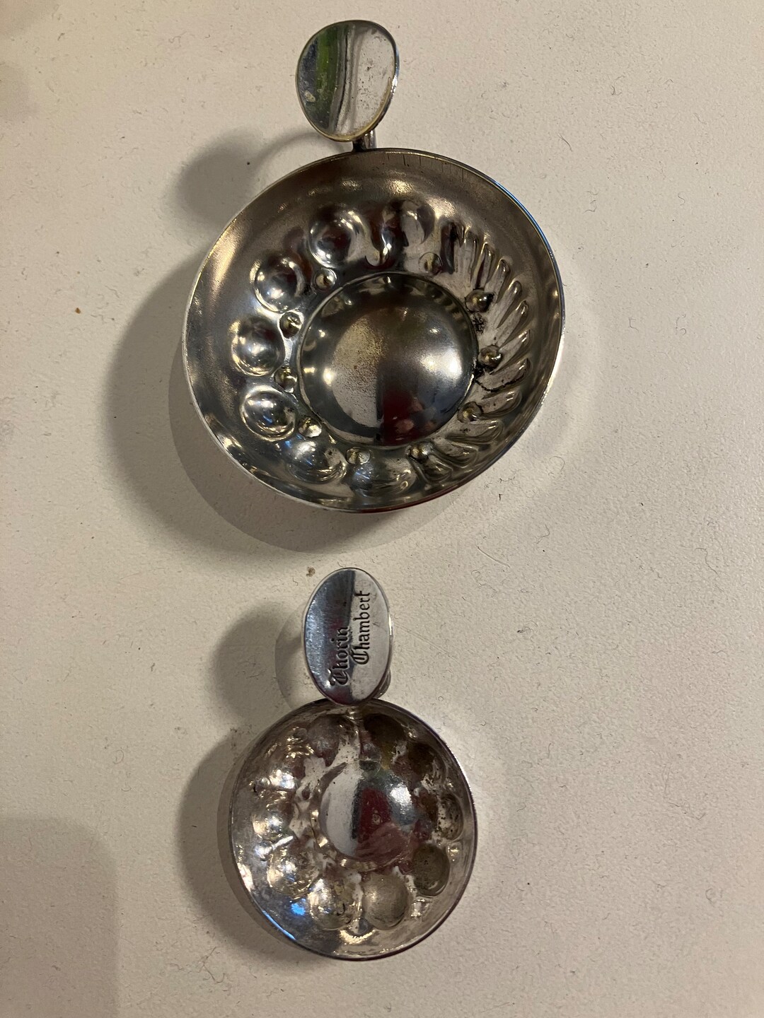 2 X Tastevin Silver Plated - Large and Small - Etsy