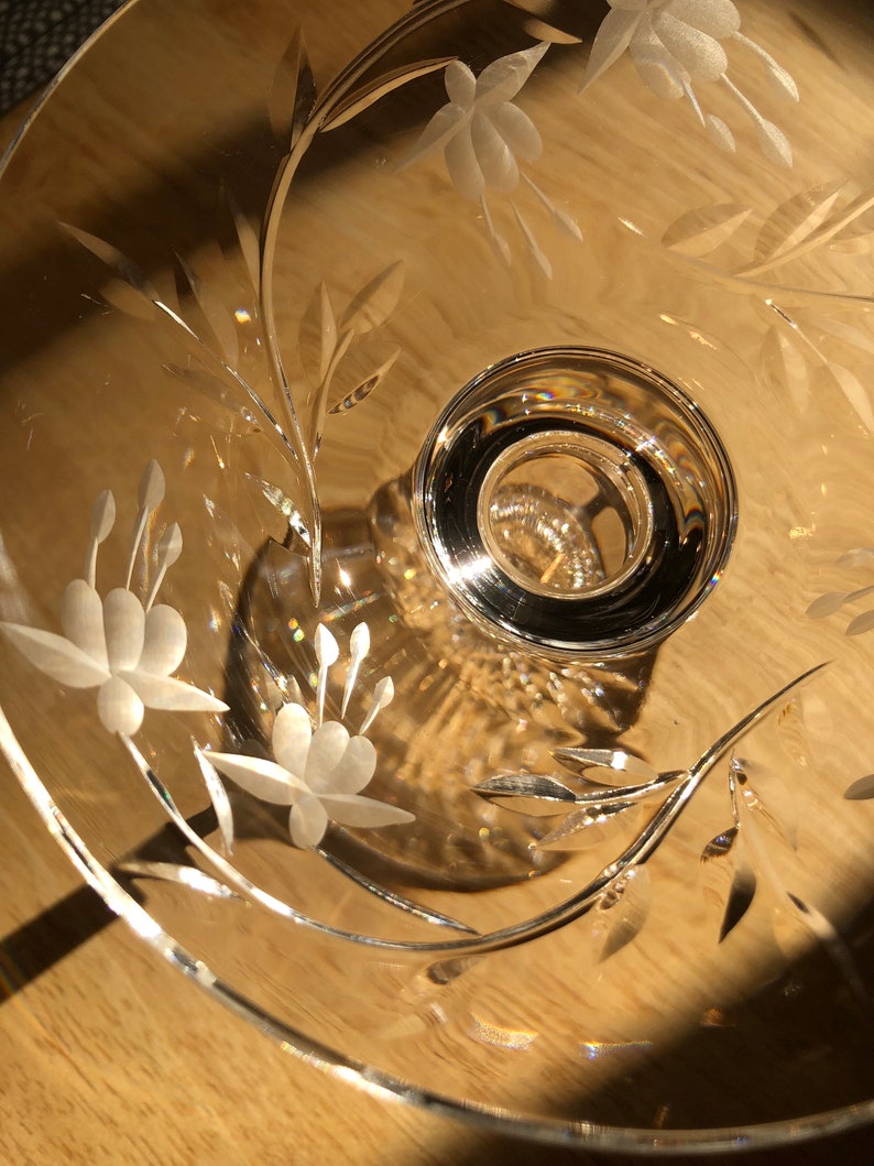 Stuart Crystal Cascade Pattern Bon Bon Dish - Etsy UK