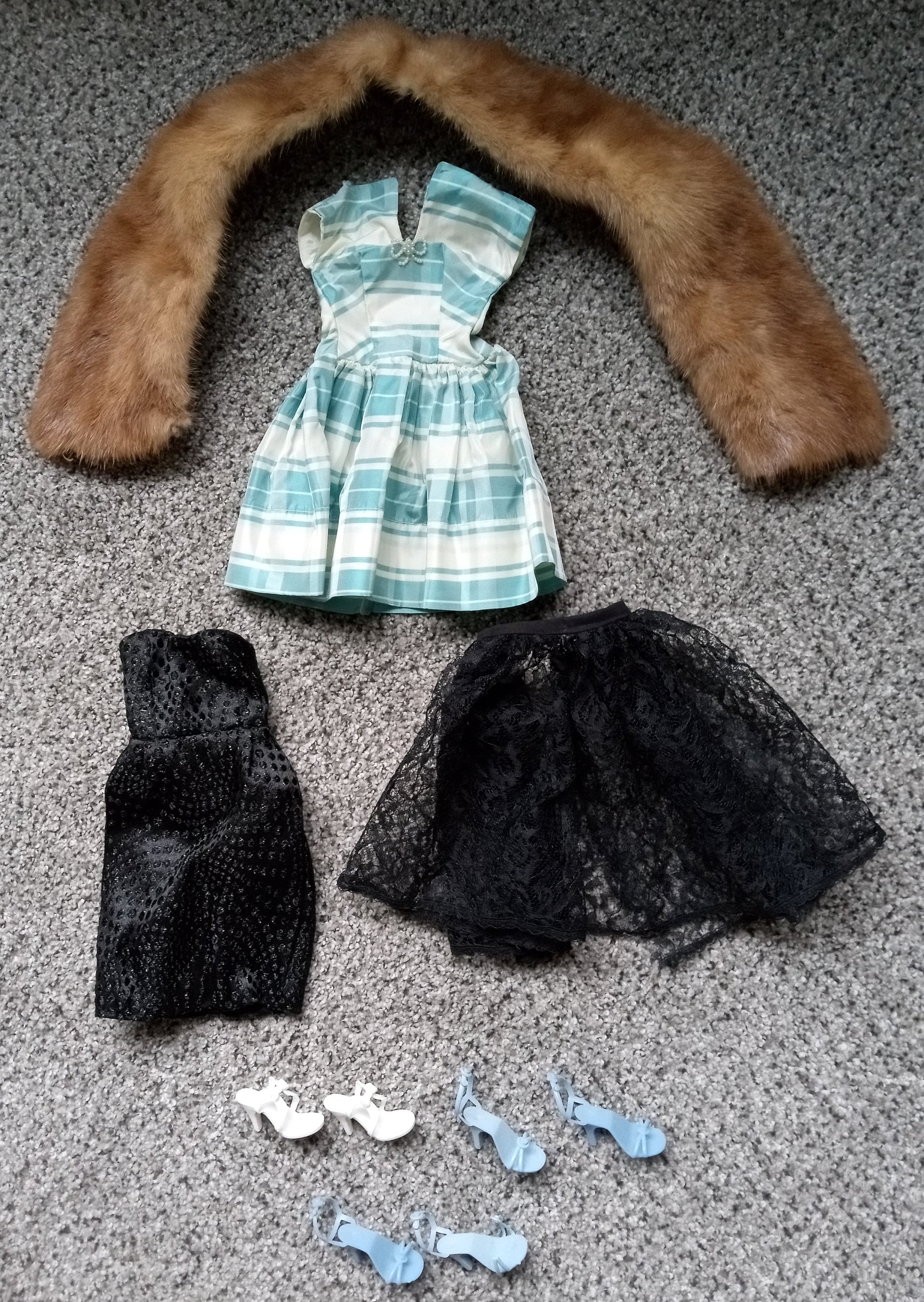 Miss Revlon Doll Vintage Wardrobe With Real Mink Stole and - Etsy