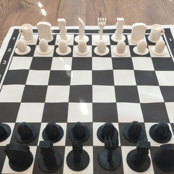 3d Printed Custom Chess Pieces - Etsy