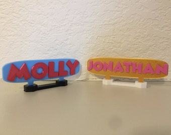 Kids Desk Name Plate - Etsy