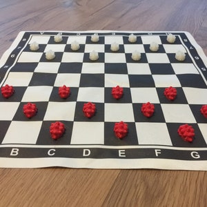 Snom Checkers - Pokemon Checkers, Pokemon Board Game, 3D Printed ...