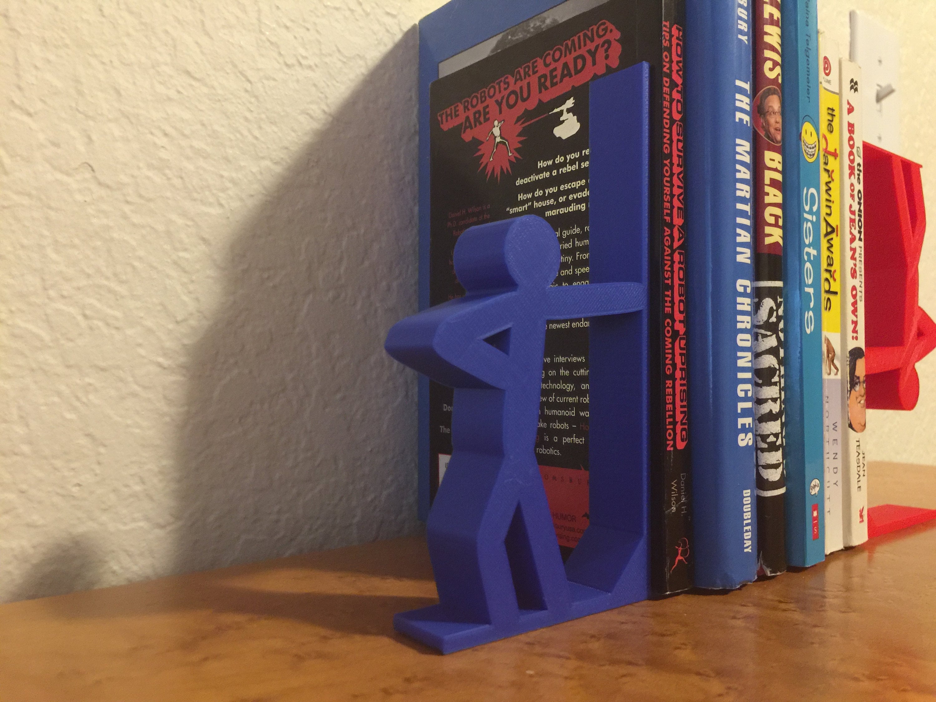 Leaning Upside-down Bookends Gifts for Readers and Kids 3D - Etsy