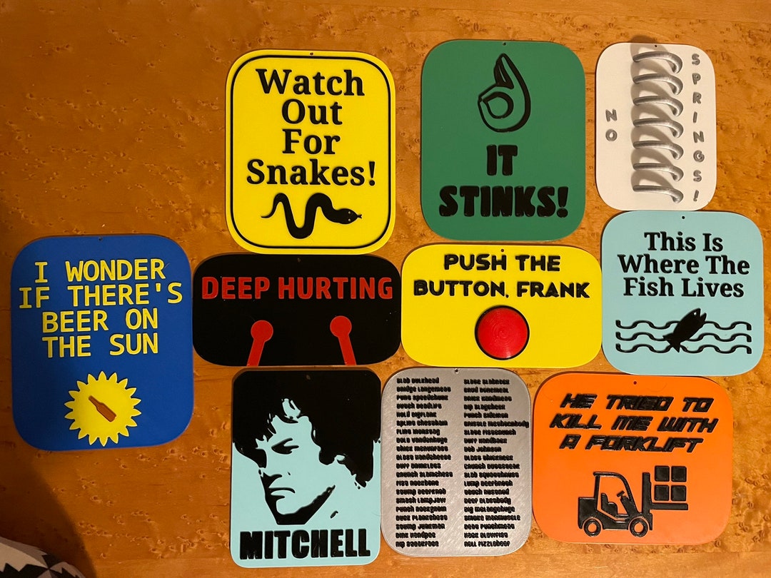 MST3K Signs - Mystery Science Theater 3000 Wall Art, 3D Printed TV Room ...
