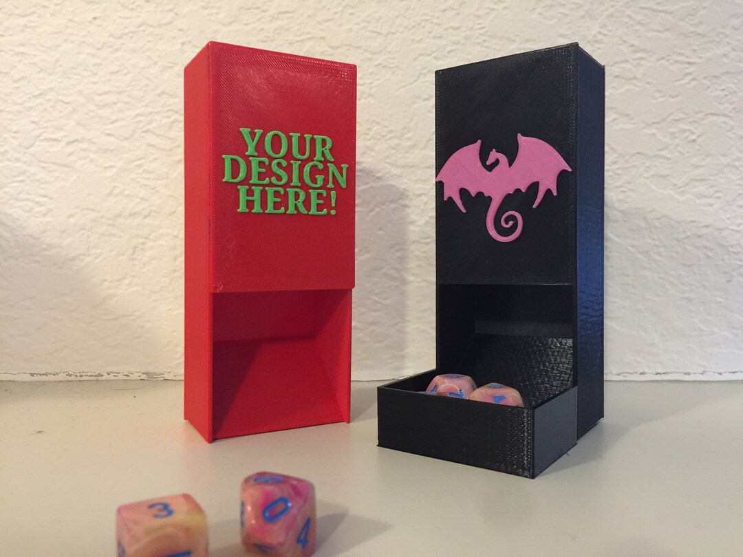 3D Printed Dice Tower - D&D/DND, RPG Dice Roller for Board Games and ...