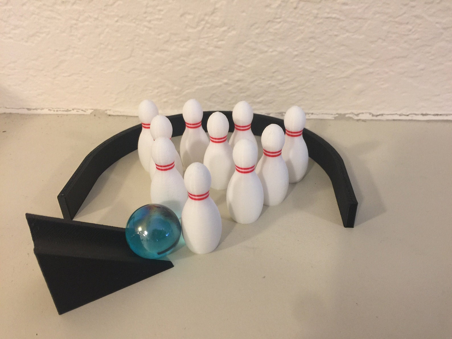 Desktop Bowling Set Miniature Bowling Game 3D Printed Toys | Etsy