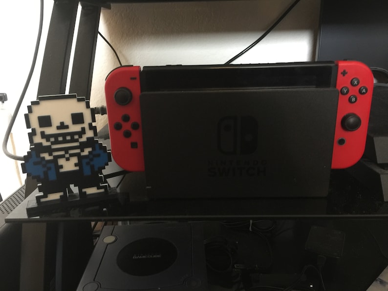 Undertale Sans Figure Stand - 3D Printed Figurine, Gaming Desk ...