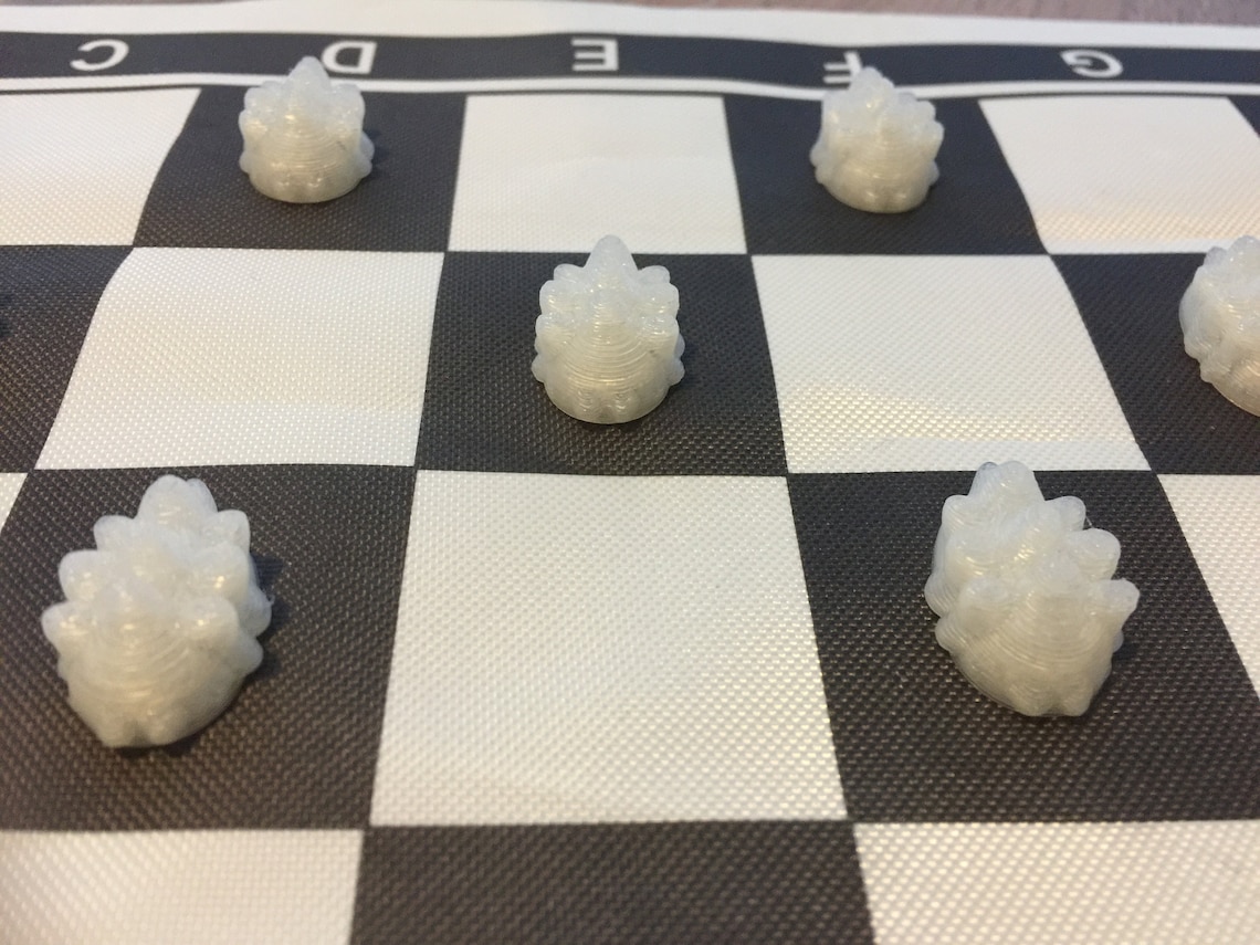 Snom Checkers - Pokemon Checkers, Pokemon Board Game, 3D Printed ...