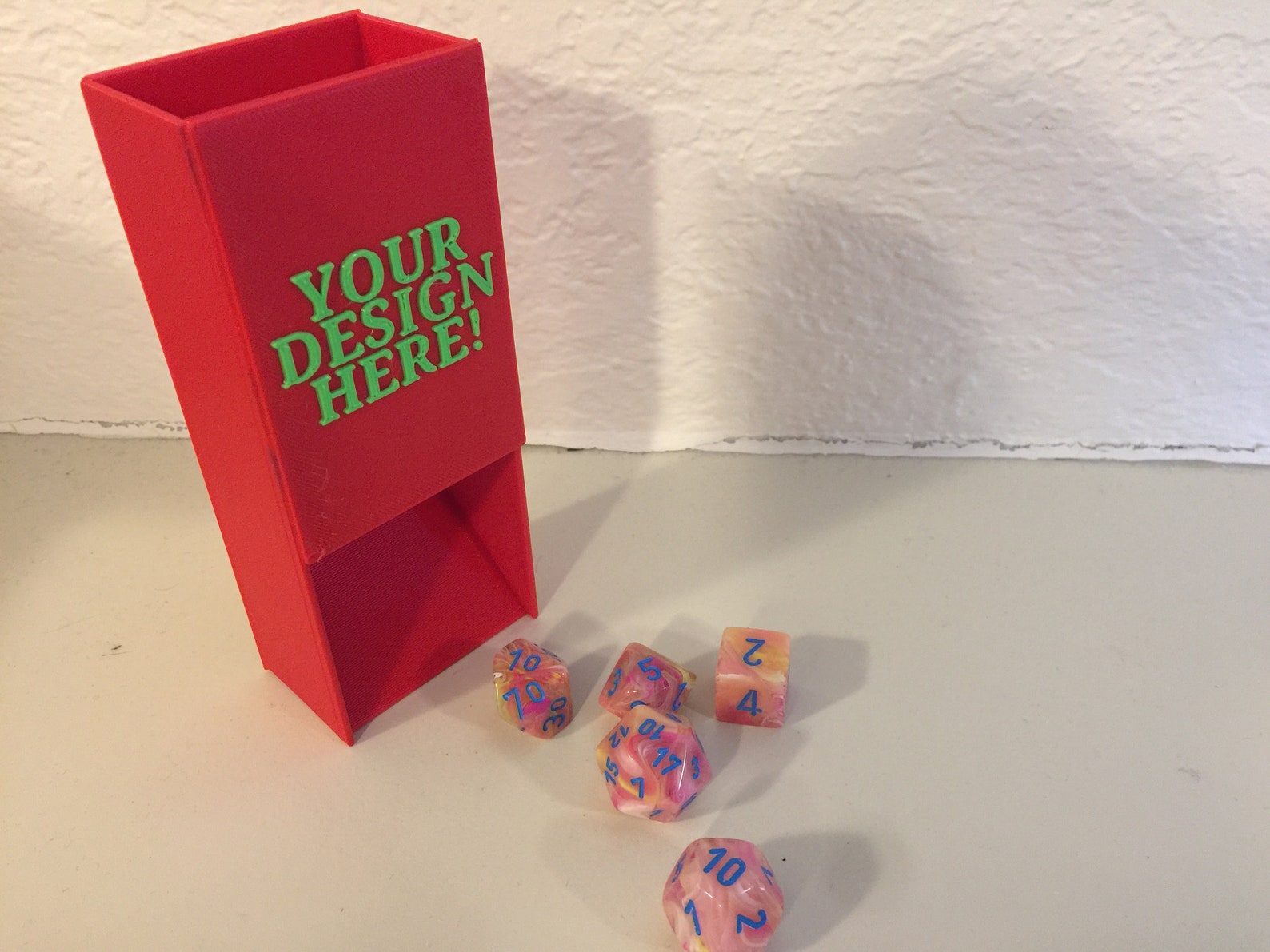 3D Printed Dice Tower D&D/DND RPG Dice Roller for Board - Etsy