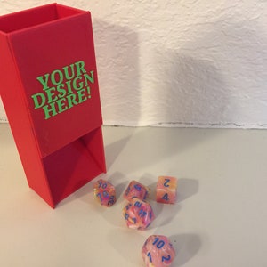 3D Printed Dice Tower - D&D/DND, RPG Dice Roller for Board Games and ...