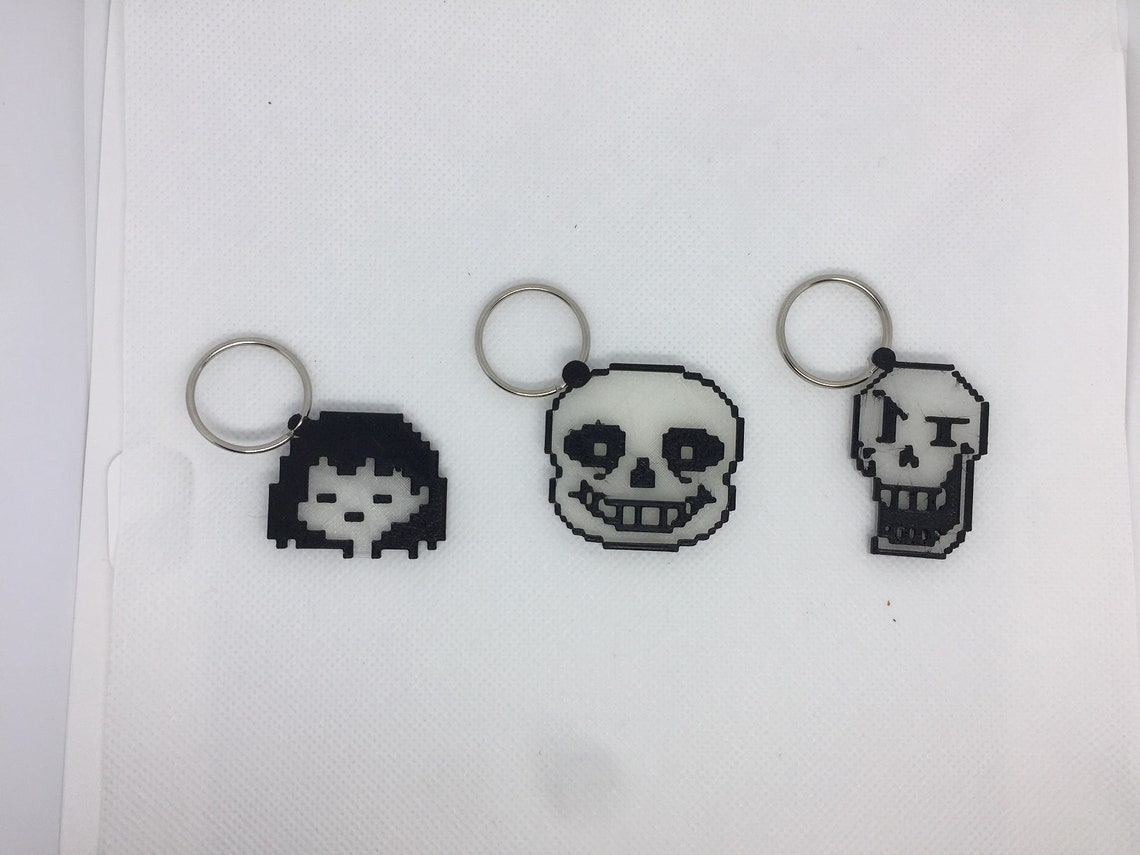 Undertale Character Keychains 9 Variations - Etsy