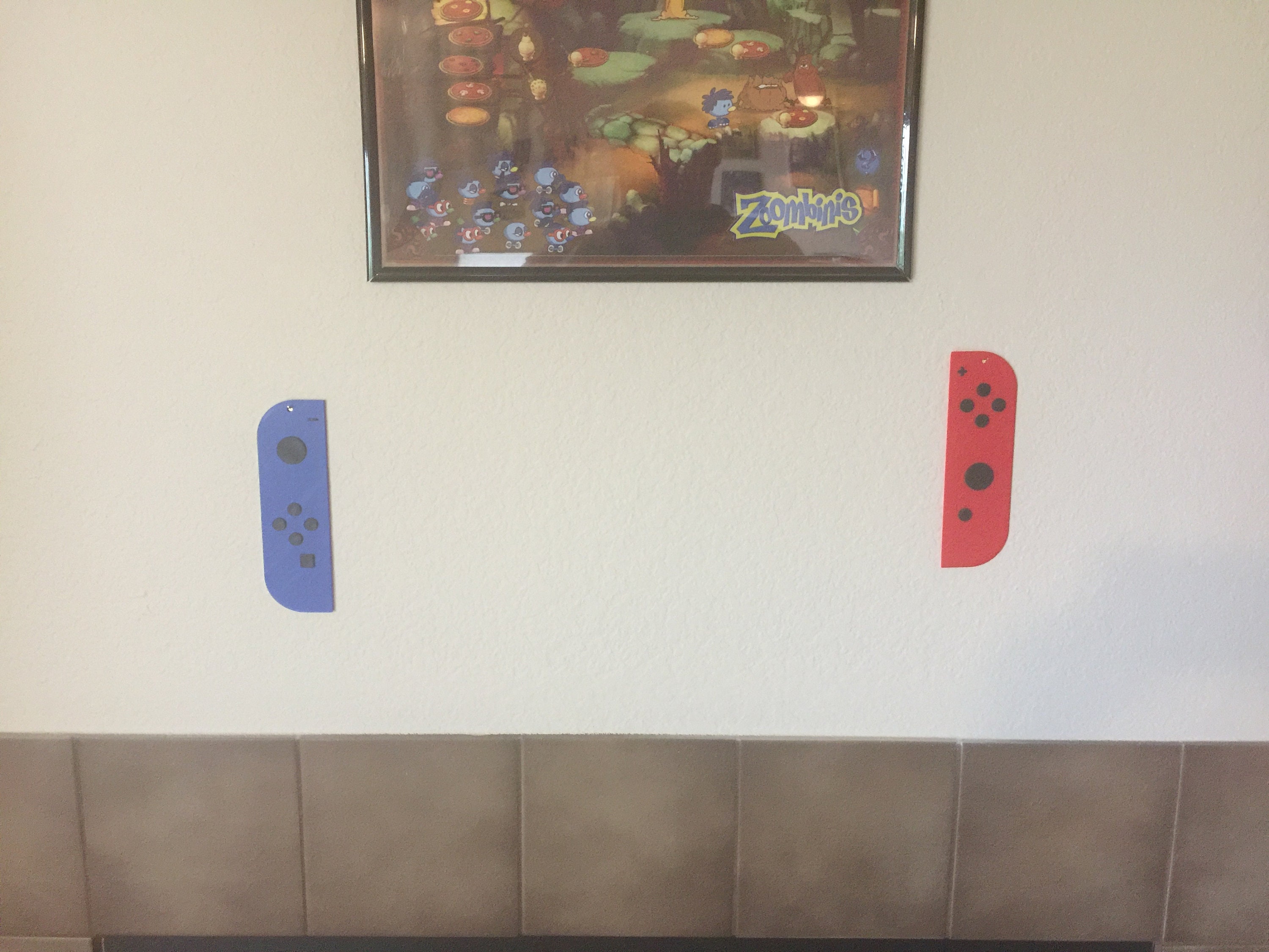 Nintendo Switch Joy Con Wall Art - Nintendo Decor, Game Room Decor ...