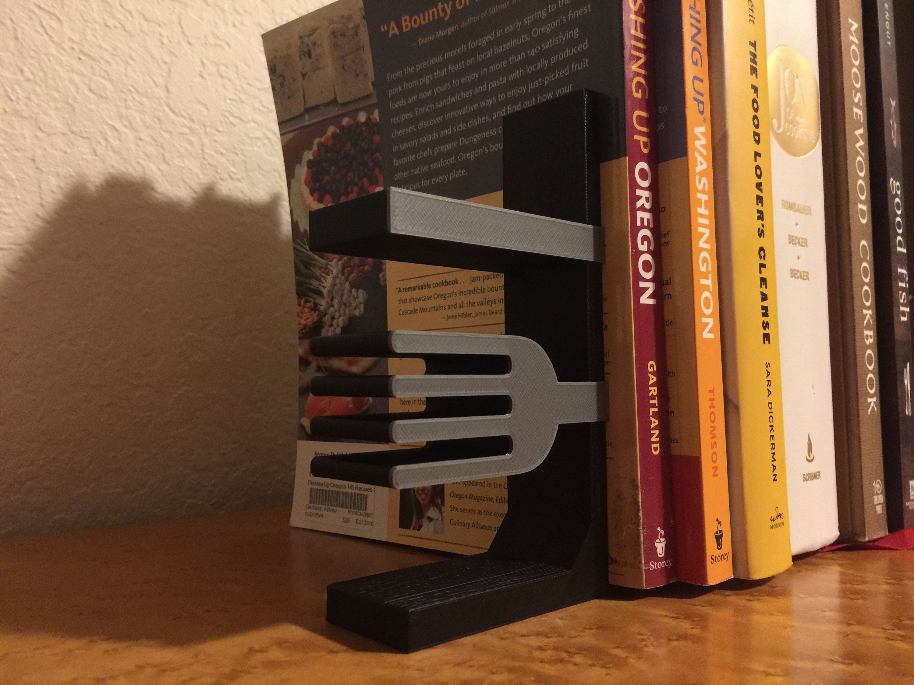 Fork and Knife Bookends Cookbook Holders 3D Printed Book | Etsy