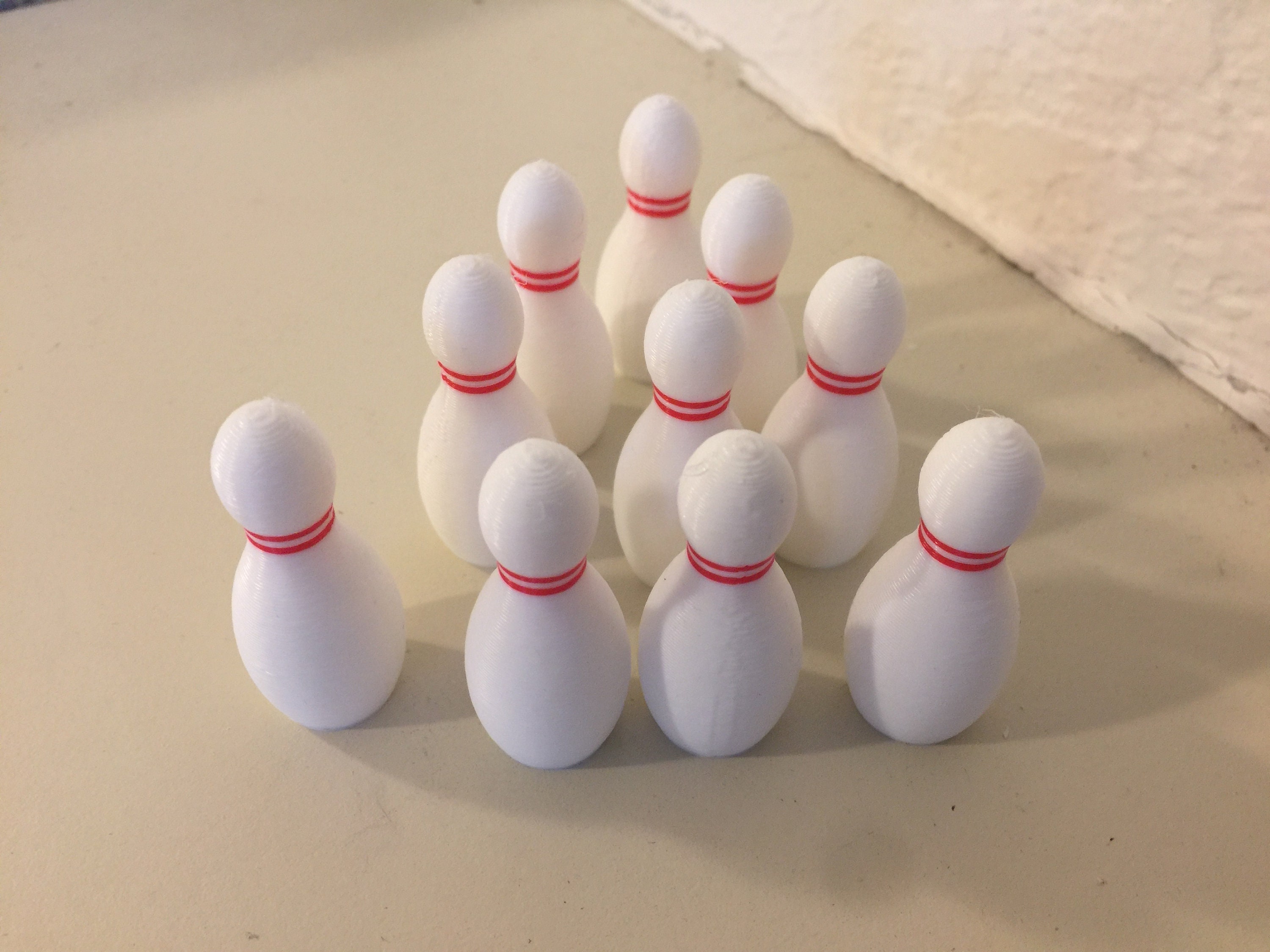 Desktop Bowling Set Miniature Bowling Game 3D Printed Toys | Etsy