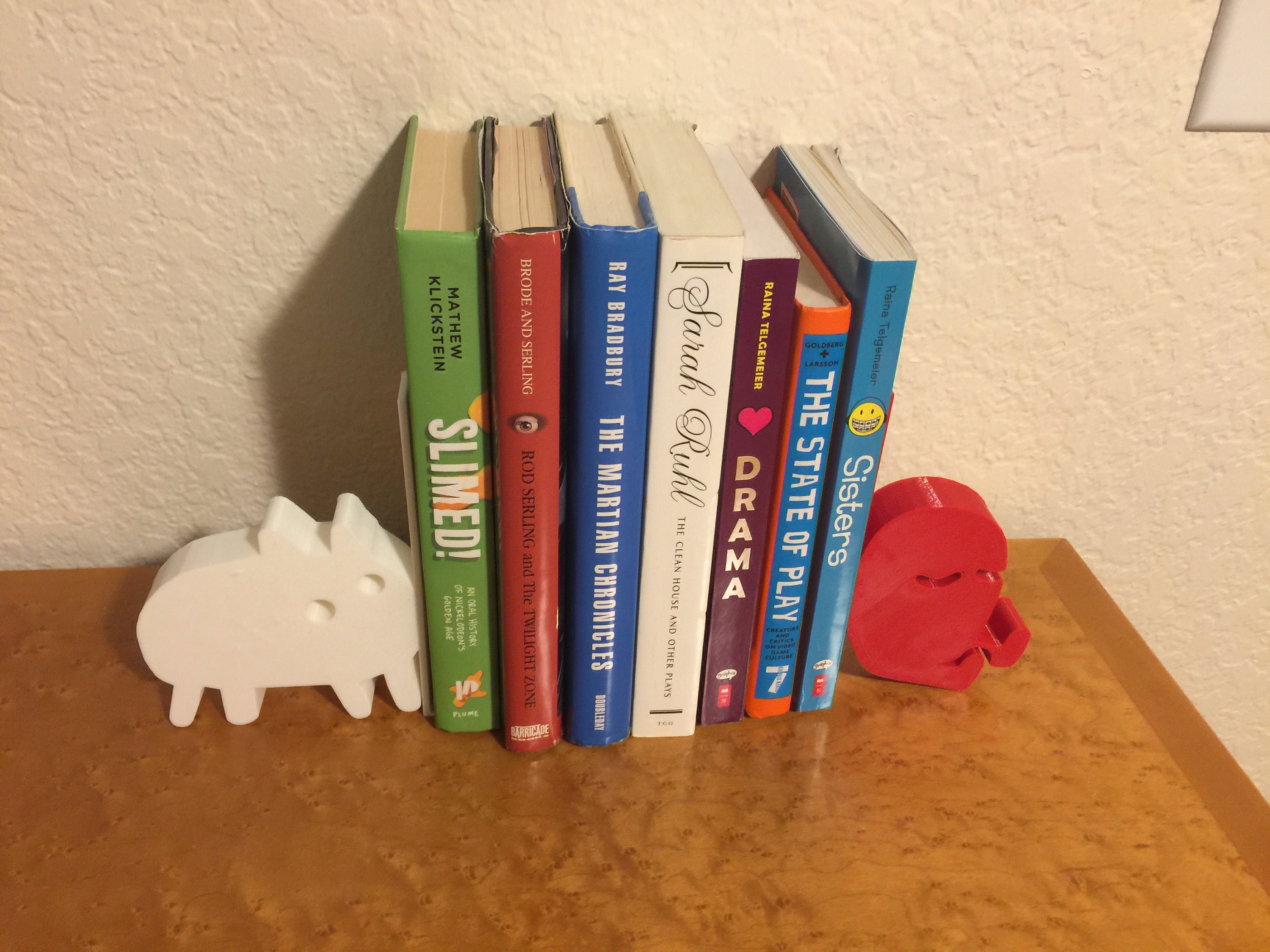 Baba is You Bookends Baba and Keke 3D Printed Book Ends | Etsy