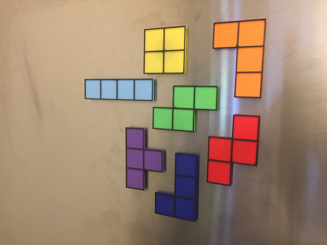 Tetris Fridge Magnets - Refrigerator Magnets, Gaming Magnets, Multiple ...