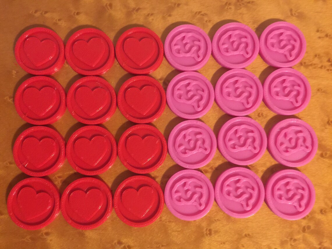 Create Your Own Checkers Set Any Design and Color Custom 3D - Etsy