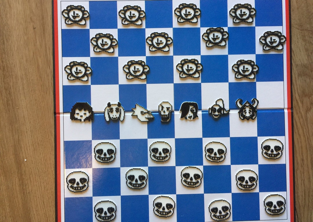 Undertale Checkers - 9 Characters to Pick From, BOARD NOT INCLUDED! - Etsy