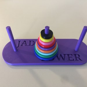 Tower of Hanoi - Personalizable Puzzle Game, STEM Games, Games for Kids ...