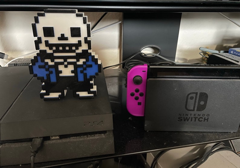 Undertale Giant Sans Figure - 3D Printed Figure, Gaming Accessory, Game ...