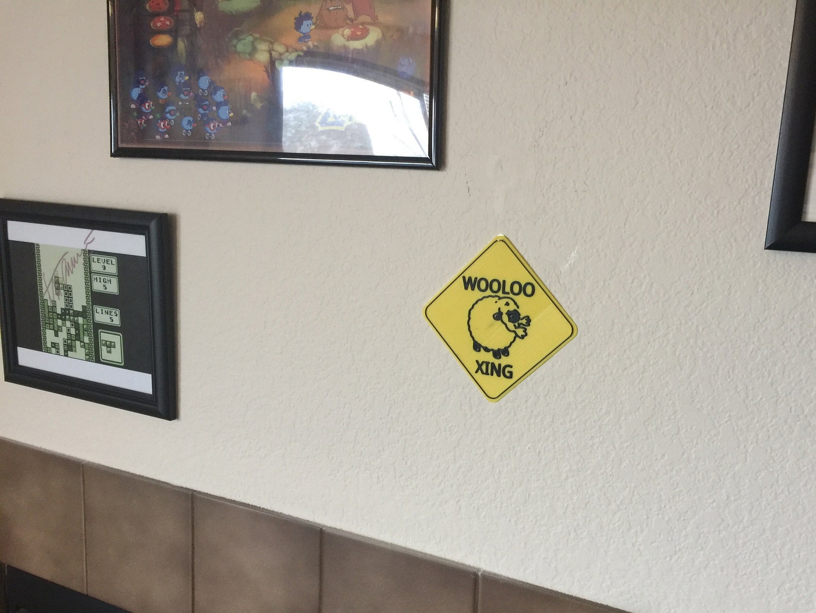 Wooloo Crossing Sign Wooloo Pokemon Xing Wall Art | Etsy