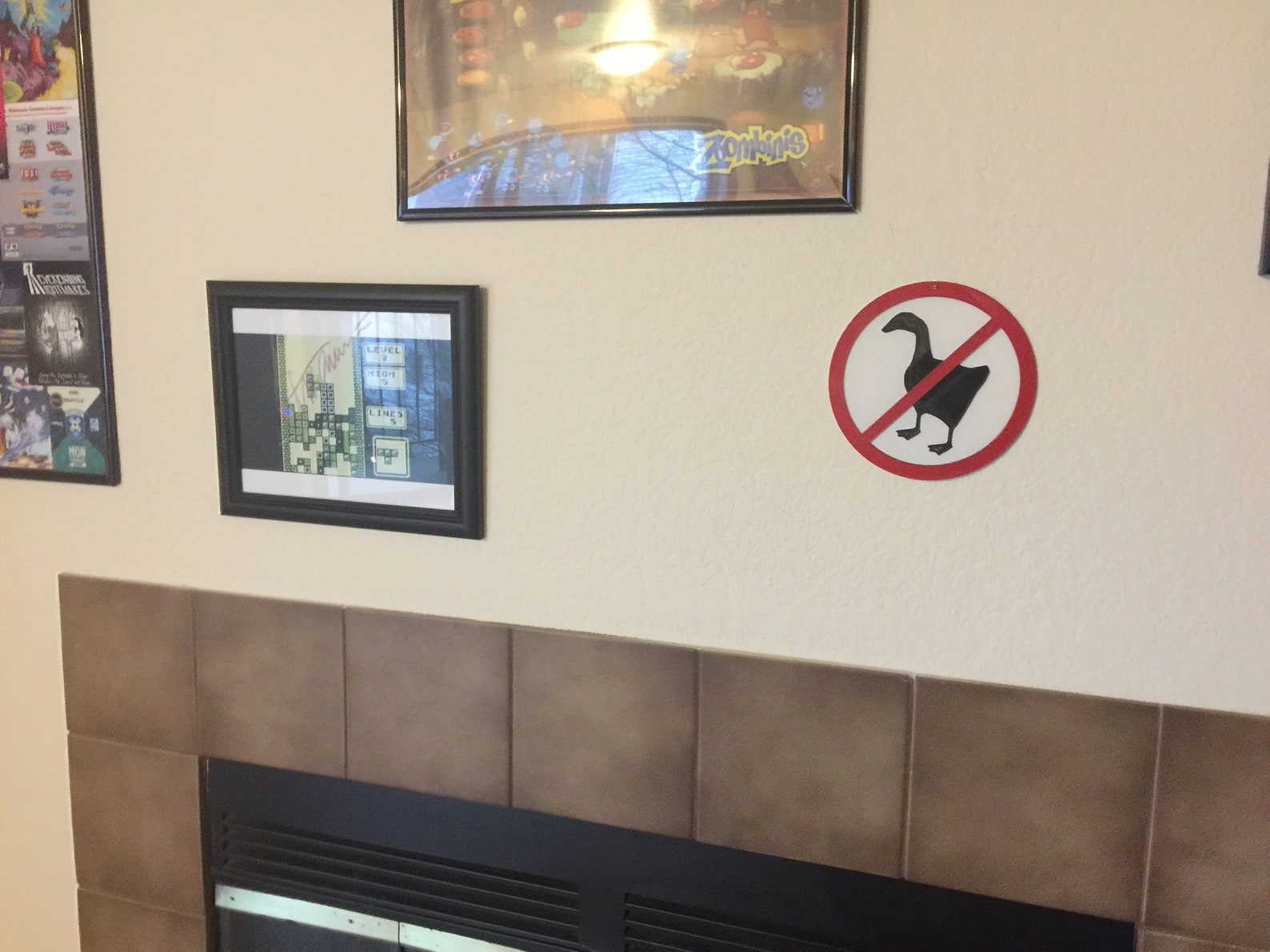 No Geese Allowed Sign - Untitled Goose Game Wall Art - Etsy