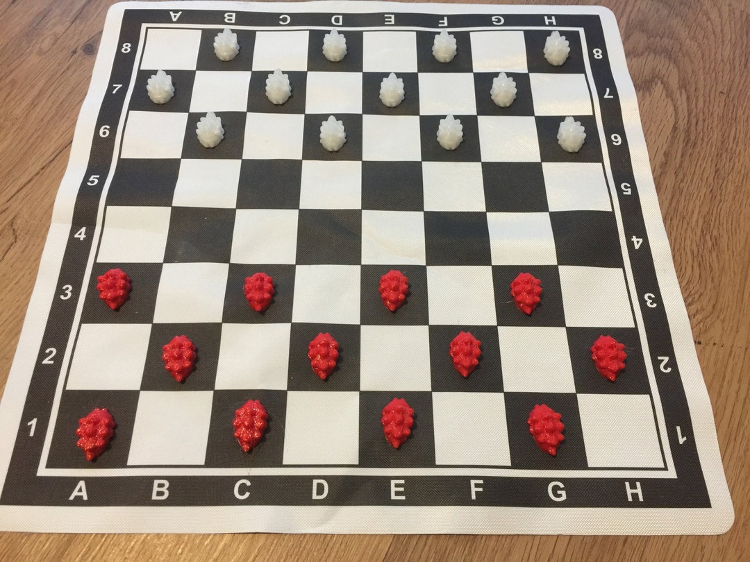 Snom Checkers - Pokemon Checkers, Pokemon Board Game, 3D Printed ...