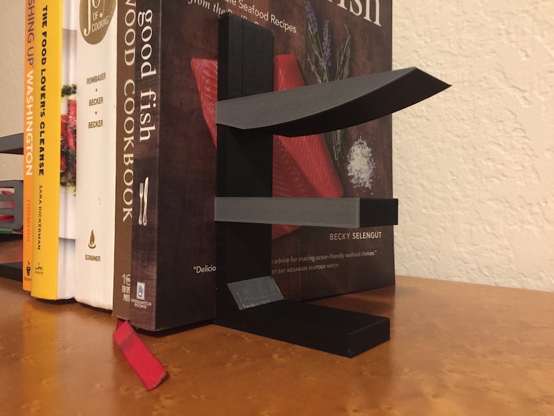 Fork and Knife Bookends - Cookbook Holders, 3D Printed Book Holders ...