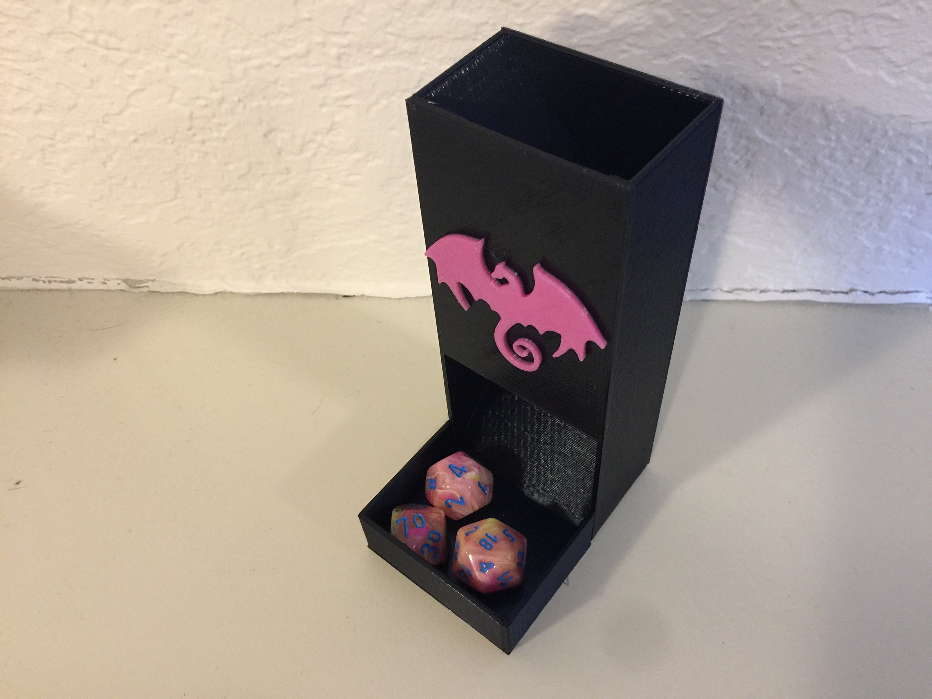 3D Printed Dice Tower - D&D/DND, RPG Dice Roller for Board Games and ...