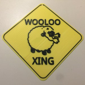 Wooloo Crossing Sign - Wooloo Pokemon Xing Wall Art - Etsy