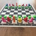 Tetris Chess 3D Printed Chess Pieces BOARD NOT INCLUDED, Custom Chess ...