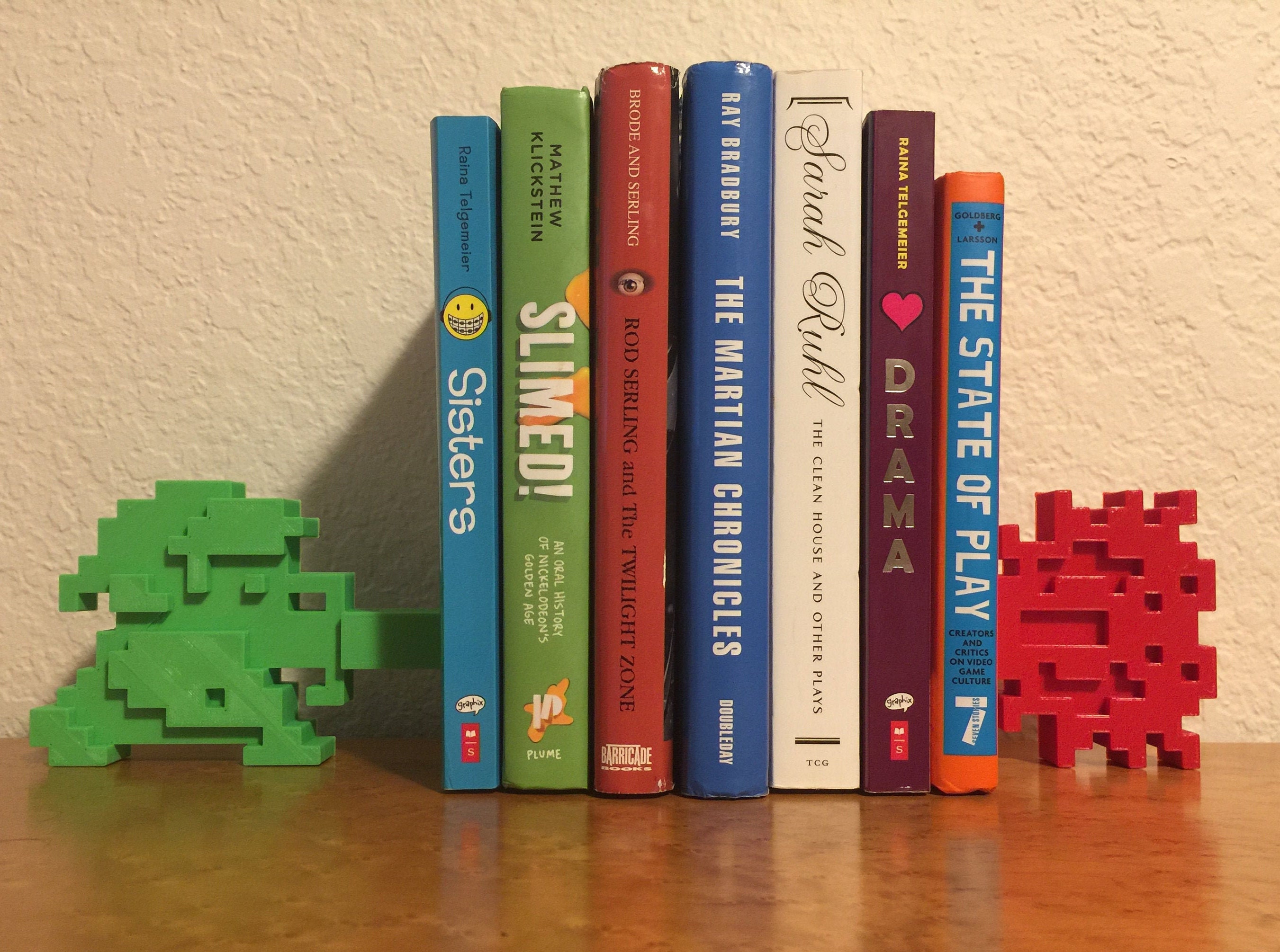Legend of Zelda Bookends - Link and Octorok, 3D Printed Book Ends - Etsy