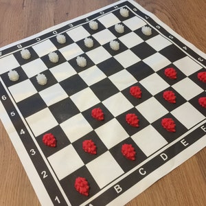 Snom Checkers - Pokemon Checkers, Pokemon Board Game, 3D Printed ...