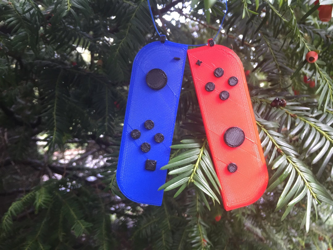 Nintendo Switch Joy Con Ornaments - Joycon Christmas Ornaments, Holiday ...