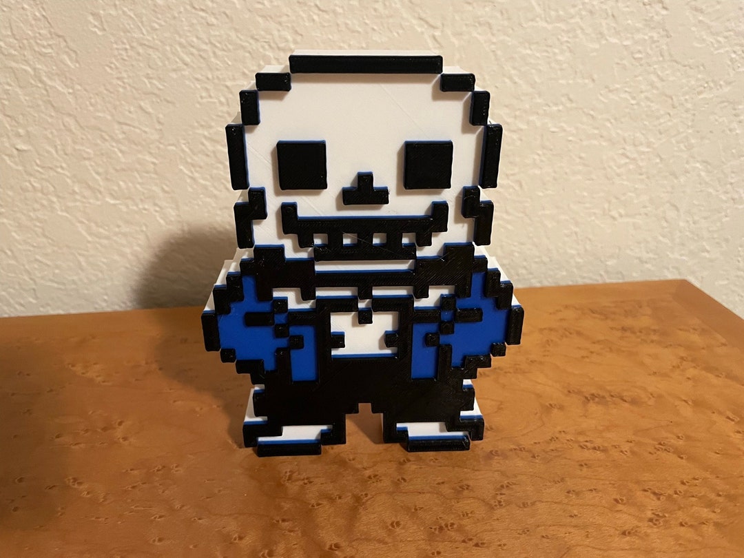 Undertale Giant Sans Figure - 3D Printed Figure, Gaming Accessory, Game ...