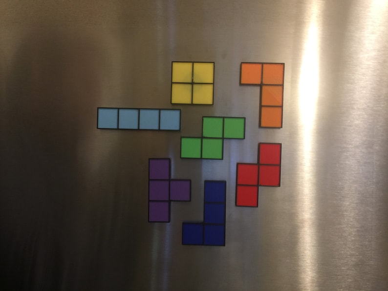 Tetris Fridge Magnets - Refrigerator Magnets, Gaming Magnets, Multiple ...