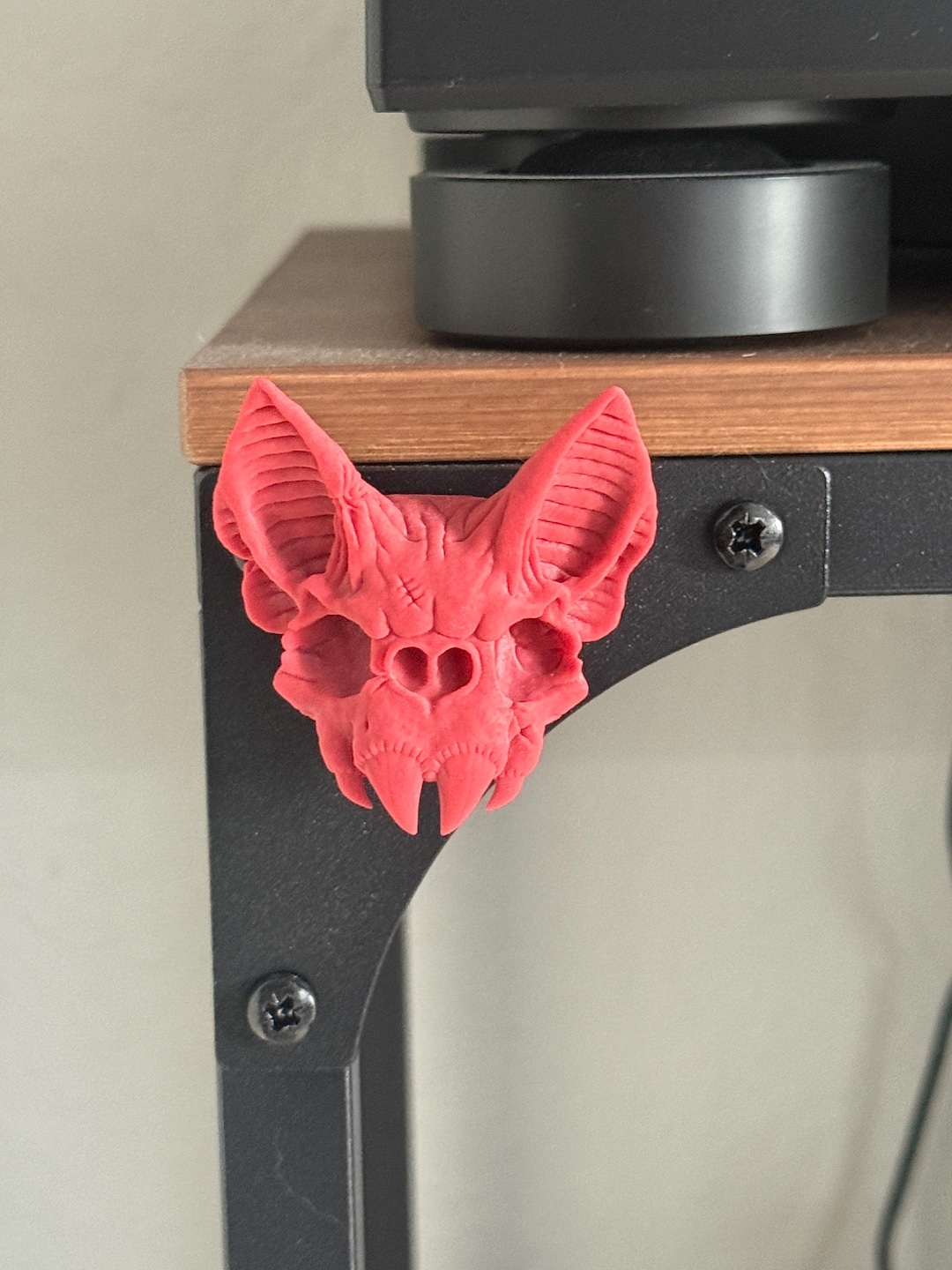 Occult Fridge Magnet Vampire Bat Skull - Skull Magnet - Etsy