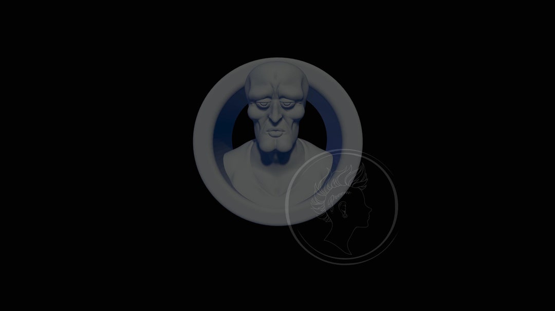 Custom Sized Pair Handsome Squidward Earplugs Double Flare Ear Tunnel ...