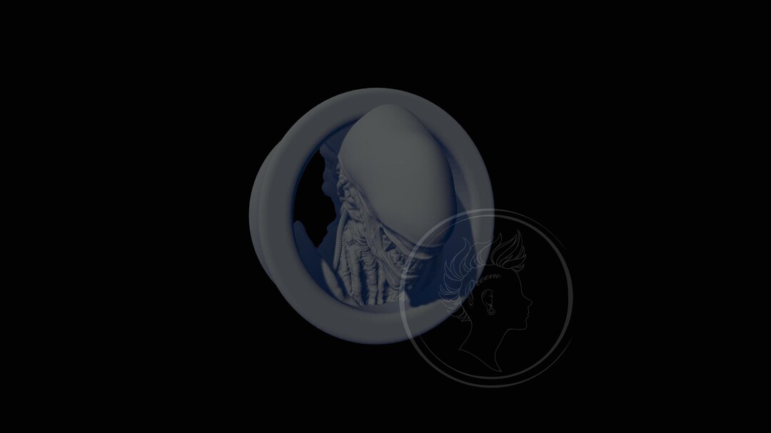 Custom Sized Pair Alien Inspired Xenomorph Earplugs - Double Flare Ear ...
