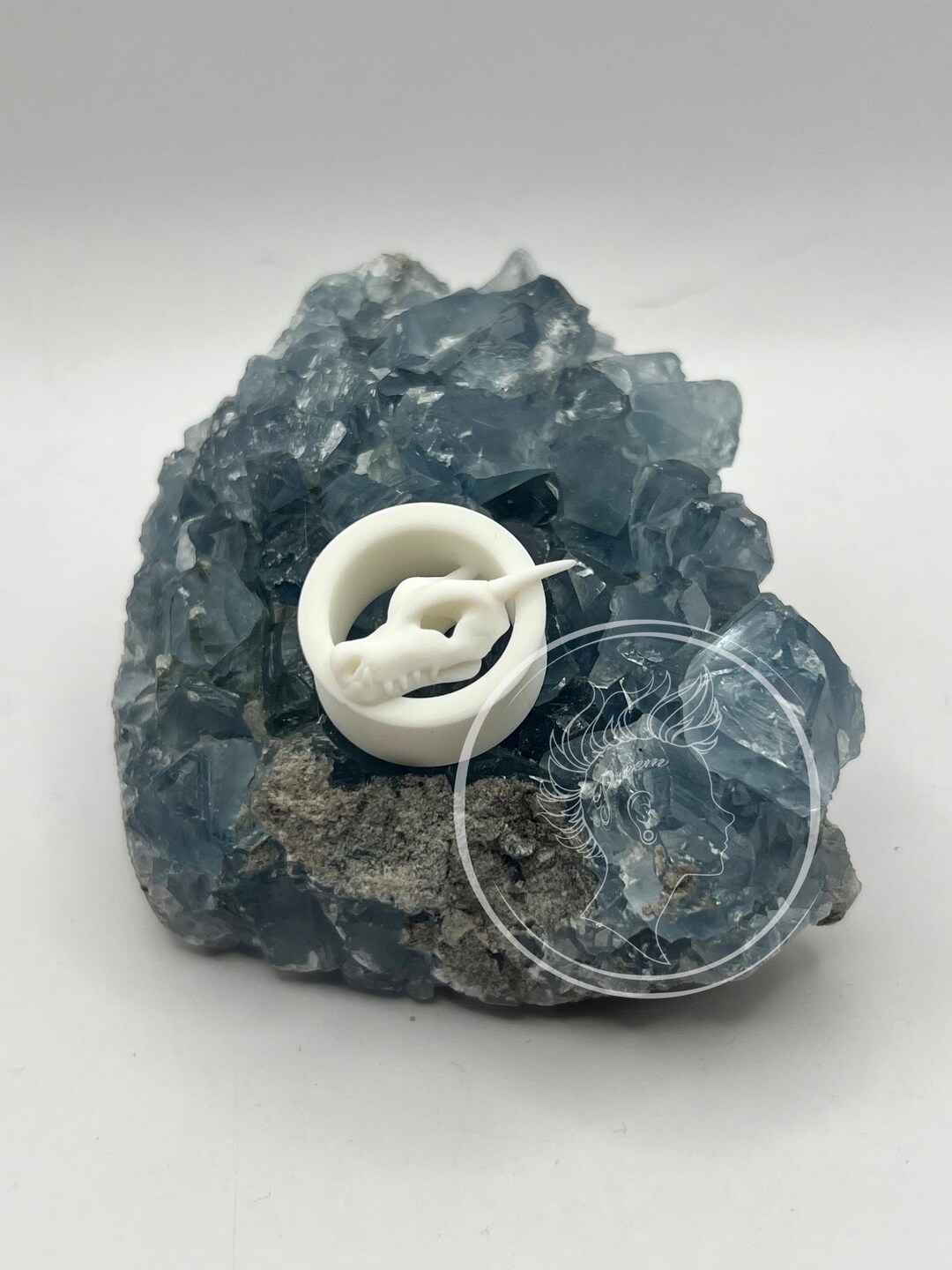 Custom Sized Pair Pokemon Inspired Charizard Skull Earplugs Double ...