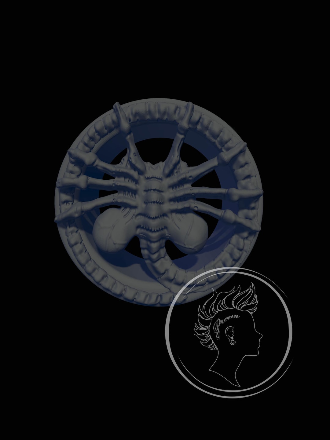Custom Sized Pair Face Hugger Inspired Earplugs - Double Flare Ear ...