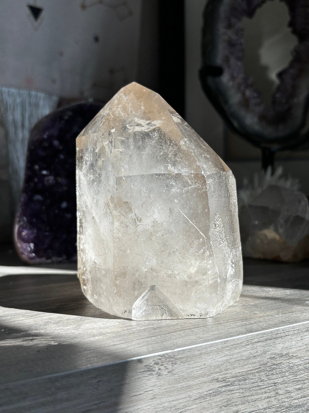 2LBS Large Smoky Quartz Point Tower Meditation Quartz - Etsy