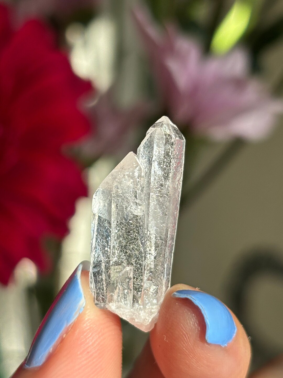 Rare Mini Twin Clear Quartz Clear Quartz Point Twin Point Quartz Clear ...