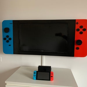 Nintendo switch custom TV framing | Etsy
