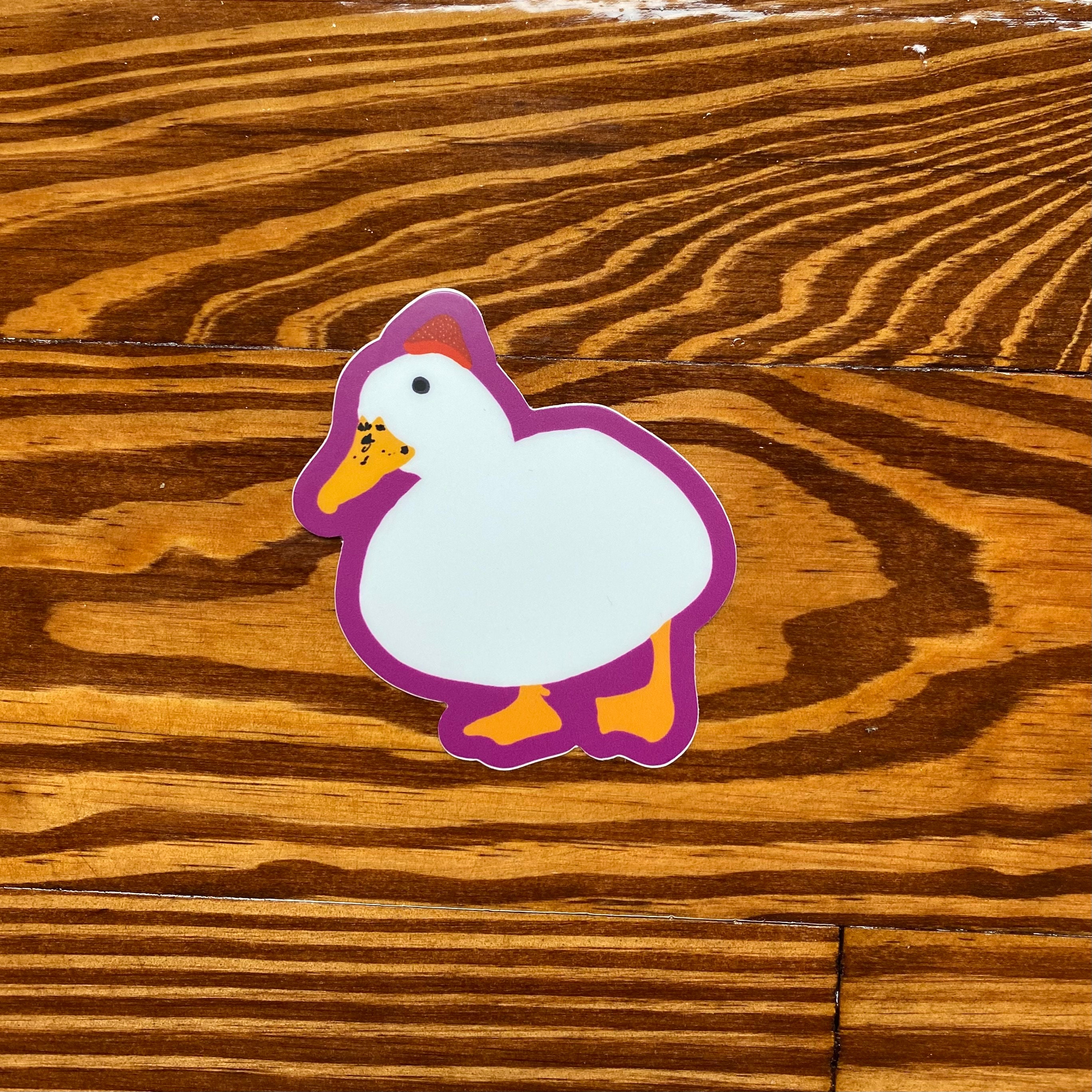 Munchkin Strawberry Hat Sticker - Etsy