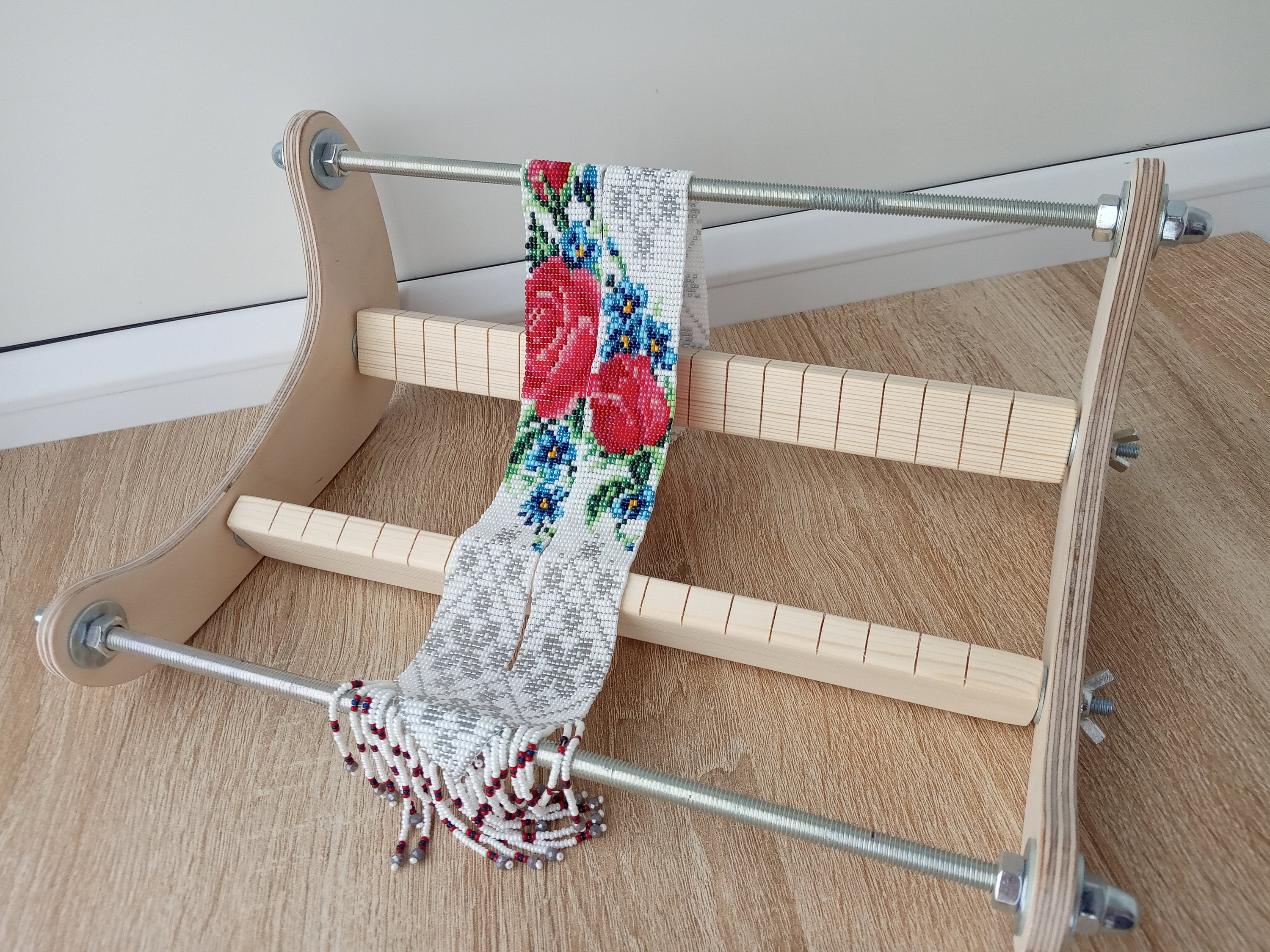 Bead Loom Wooden Bead Weaving Frame Beading Tool Jewelry - Etsy