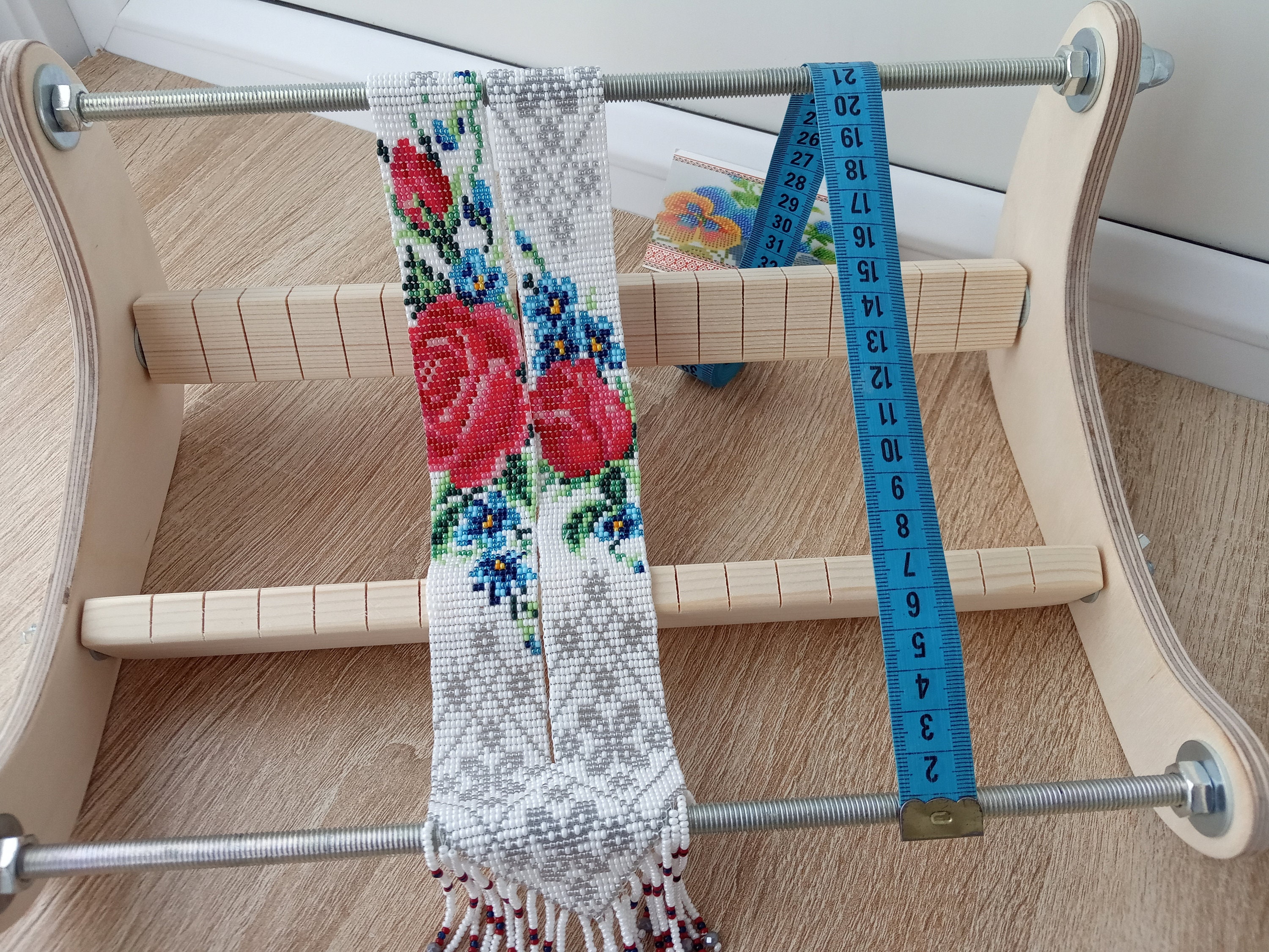 Bead Loom Wooden Bead Weaving Frame Beading Tool Jewelry - Etsy