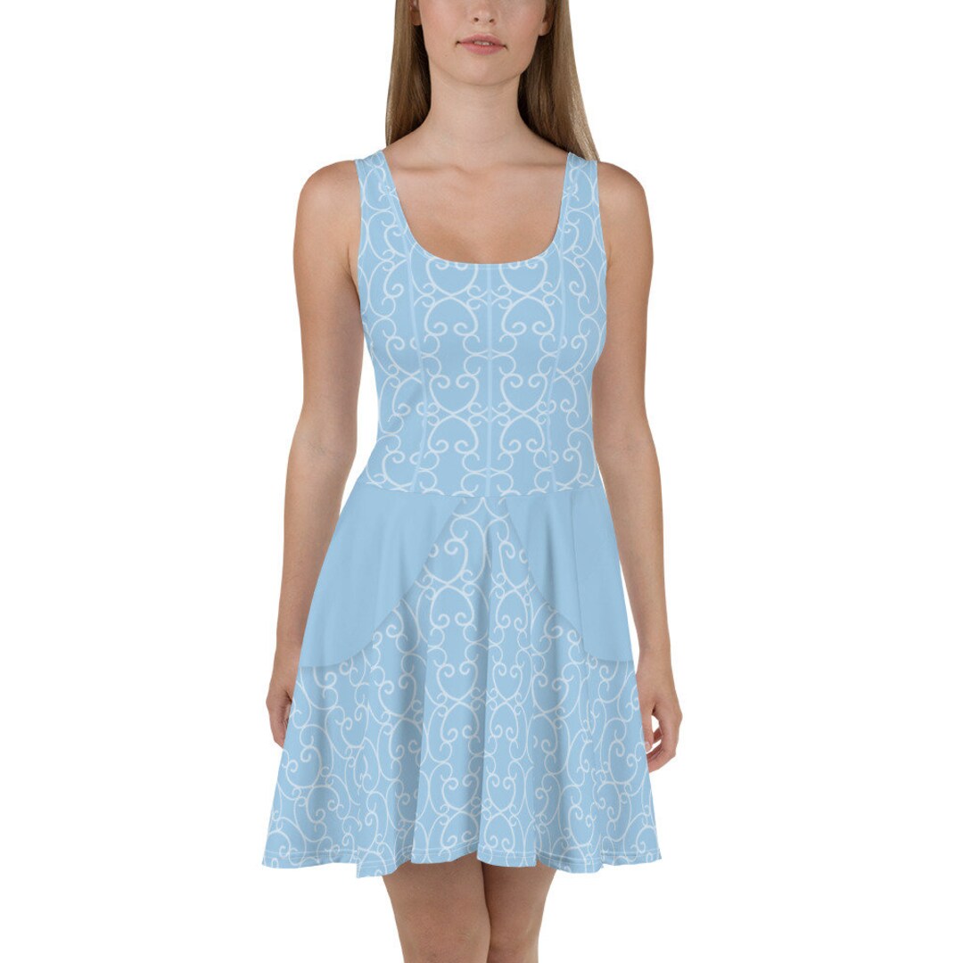 Cinderella Ball Gown All-over Park Costume Women's Skater Dress - Etsy
