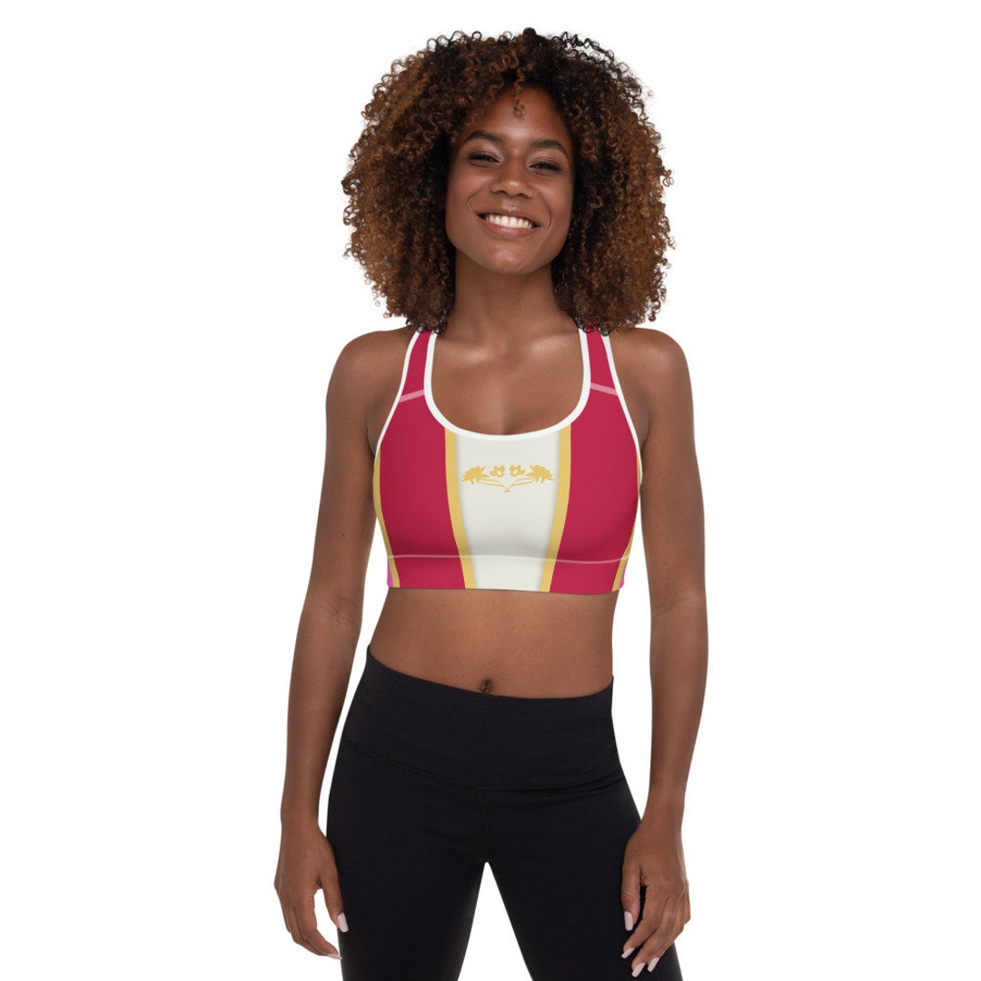 Mulan Princess Padded Low Impact Sports Bra - Etsy